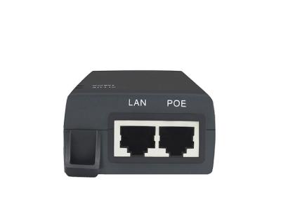 China Gigabit 50Hz 60Hz 0.63A 48 Volt PoE Injector PT-PSE100G for sale
