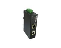 China IEEE802.3 Single Port Industrial PoE Injector 30W 55V With Wide Temperature for sale