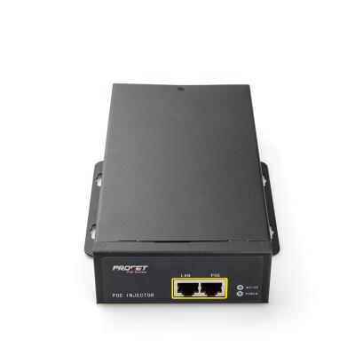 China Wall Mounted 2.2A 55 Volt Passive PoE++ Injector OEM ODM for sale