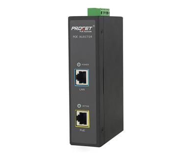 China Wireless APs 12V To 48V PoE Injector 55Vdc 550mA Output for sale