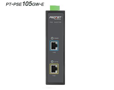 China IP40 Single Port Industrial PoE Injector For IP Camera for sale