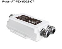 China 45W PoE Ethernet Extender Outdoor IP67 Waterproof for sale