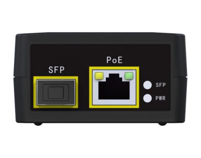 China IEEE802.3 10Base-T Ethernet Active PoE Injector 55Vdc 0.55A for sale
