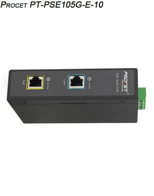 China Anti Interference Protection 10G PoE Injector Input 12-48VDC 2.5A Output 55V 550mA for sale