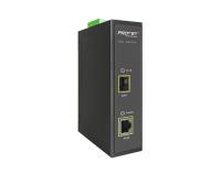 China 90V To 263V AC Input 1 Port 60W Fiber PoE Injector For Base Station for sale