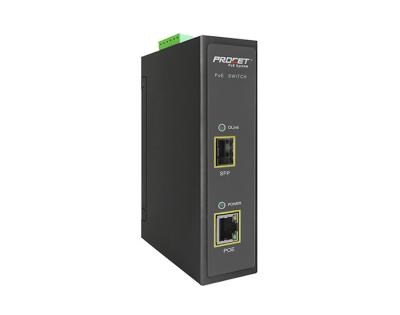 China 90V To 263V AC Input 1 Port 60W Fiber PoE Injector For Base Station for sale