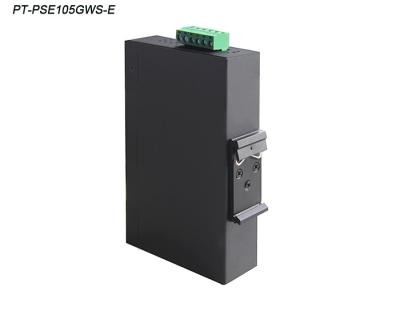 China 1 Port Managed Gigabit Fiber POE Injector 60W Power Supply DC Input for sale