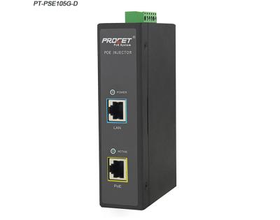 China RoHS WEEE 44-57Vdc IEEE802.3AT PoE Injector For Door Locks for sale
