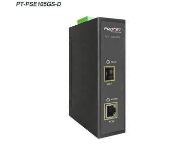 China CE 30W Single Port Fiber PoE Media Converter For Microwave Radio for sale