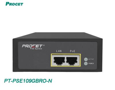China ODM OEM Single Midspan 95 Watt Industrial PoE Injector With LED Indicator for sale