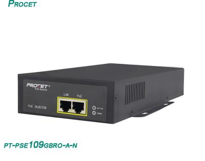 China IP20 Midspan Passive Industrial PoE Injector 55V 1750mA for sale