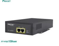 China 10/100 Base-T High Power Industrial PoE Injector Active 120 Watt for sale