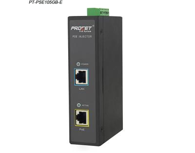 China Industrial Power Over Ethernet POE Injector 55v 1.1A 144.5mmX95mmX35.4mm for sale