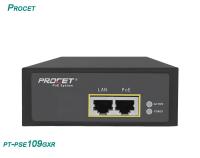 China Shielded RJ45*2 Connector 160W Procet PoE Injector Wall Mounted for sale