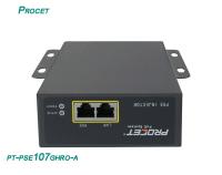 China Industrial Midspan IP Phone PoE Injector 55Vdc 1360mA for sale