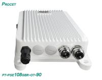 China OEM 55 Volt 1100mA 90W Outdoor PoE Injectors 6KV Lightning Protection for sale