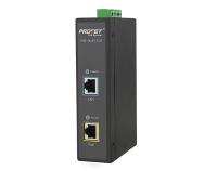 China 55Vdc 1.75Amp Single Port Midspan Poe Injector 95w 6Kv Surge Protection for sale