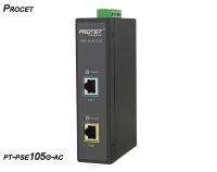 China AC Input Waterproof Industrial 30W PoE Injector 6000KV Surge Protection for sale