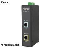 China 55Vdc 1.75Amp AC Input Industrial PoE Injector 80W for sale
