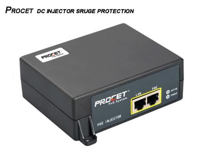 China 24Vdc Industrial DC POE Injcetor 1250mA 6KV for sale