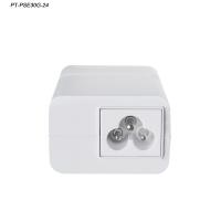 China 30w Output 802.3at Poe Injector 24vdc 1.25a Passive 10/100 Base-T for sale