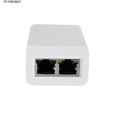 China 3 Pin Power Cord Poe Adapter 30w 2 Pairs Output 52vdc 0.58a for sale