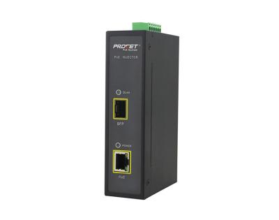 China 6KV DC Fiber PoE Injector 95W Gigabit Data Rates for sale