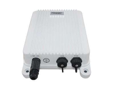 China Dual Port 60w Outdoor Poe Injector Waterproof Metal Casing 10/100/1000mbps Data Speed for sale