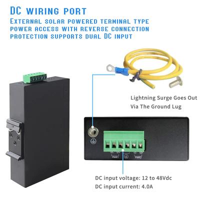 China Boost Function Industrial PoE Injector With Din Rail Mounting Bracket for sale