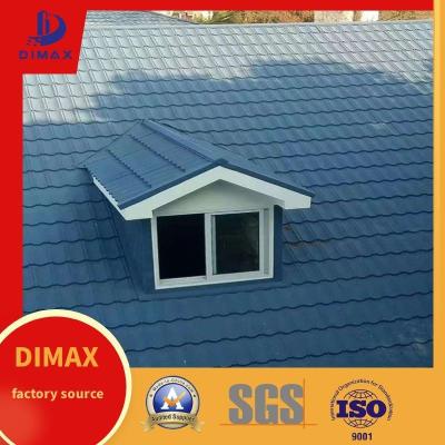 China 0.35mm,0.4mm,0.5mm Bond Stone Coated Roofing Sheet Lightweight Wall Construction for sale