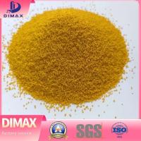 China Calcined Quartz Colored Silica Sand Yellow Colorful Refletive Insulated for sale