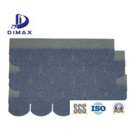 China 2layers Colored Stone Coated Fiberglass Asphalt Roof Shingles Fireproof for sale