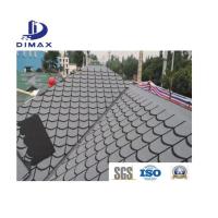 China 2layers Colored Stone Coated Fiberglass Asphalt Roof Shingles Fireproof for sale
