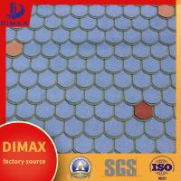 China Colored Fiberglass Asphalt Shingles Stone Coated Composite Type Roofing Shingles Roof Tile for sale