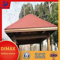 China 2layers Colored Stone Coated Fiberglass Asphalt Roof Shingles Fireproof for sale