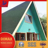 China 2layers Colored Stone Coated Fiberglass Asphalt Roof Shingles Fireproof for sale