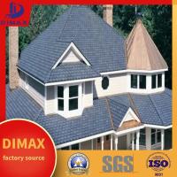China 2layers Colored Stone Coated Fiberglass Asphalt Roof Shingles Fireproof for sale