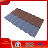 China 50years Warranty Roofing Materials Color Stone Chips Coated Steel Roofing Tile for sale