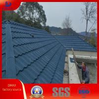 China 50years Warranty Roofing Materials Color Stone Chips Coated Steel Roofing Tile for sale