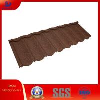 China Roofing Materials Color Stone Chips Coated Steel Roofing Tile Eco Friendly for sale