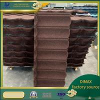 China Lightweight XB102 Stone Coated Steel Tile For Green Construction for sale