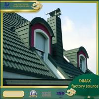 China Completed Decorative Stone Coated Steel Roof Tiles with Fire Resistance Output 500000 Pcs/Year for sale