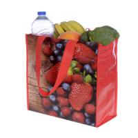 China Cheap Tote Bags Custom Printed Recyclable Fabric Non Woven Shopping Bags With Logo Custom Reusable Shopping Bags for sale
