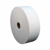 China Embossed Hot Air Nonwoven Fabric Roll Baby Diaper Topsheet Moon Pattern Thermal-bond Non Woven Fabric Single Layer for sale