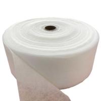 China Embossed Hot Air Nonwoven Fabric Roll Baby Diaper Topsheet Moon Pattern Thermal-bond Non Woven Fabric Single Layer for sale