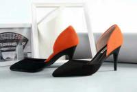 China Fashion Pointed  folding Heels High Heel Sandals Women's Shoes Custom Large Size Ladies High Heel Pumps for sale