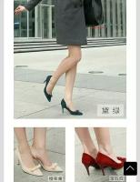 China Elegant  Folding High Heel Stilettos Sexy Jazz Pole Dance Pumps Stiletto Heels Thick Heels Shoes Sandals for sale