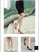 China Customized Logo Sexy foldable High-Heeled Pumps Pointed Toe Dark Blue Patent Leather Size 12 High Heels Shoes for Women for sale