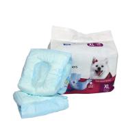 China Dog Diaper Eco-Disposable Female Male Dog Diapers OEM ODM Custom Friendly Cat Pet Diapers Cotton for sale