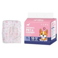 China OEM Cotton High Absorbent Male and Female Disposable Dog Pet Diaper for sale